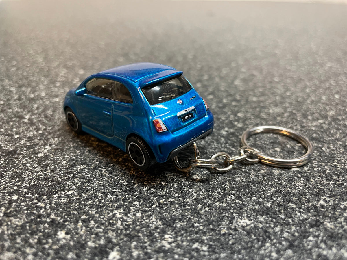Fiat 500 keychain Hot Wheels Matchbox – Stickers_4u