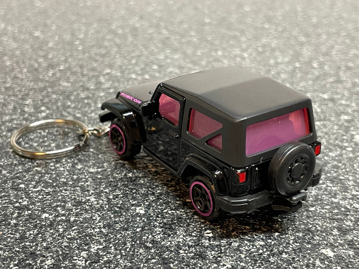 Jeep Wrangler Rubicon Keychain Diecast Car Matchbox Hot Wheels ...