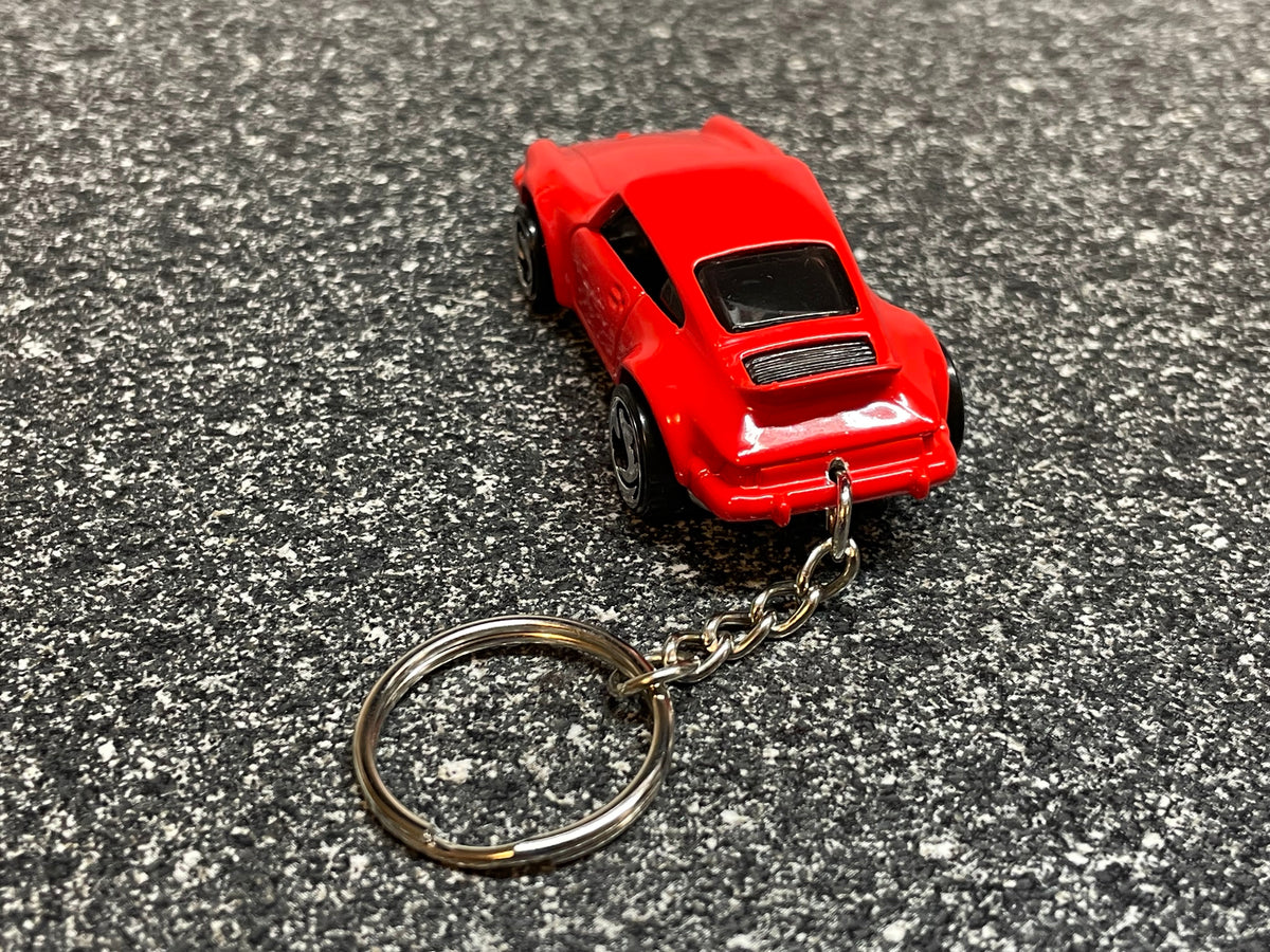 Porsche 911 Carrera RS Red Keychain Hot Wheels Matchbox – Stickers_4u