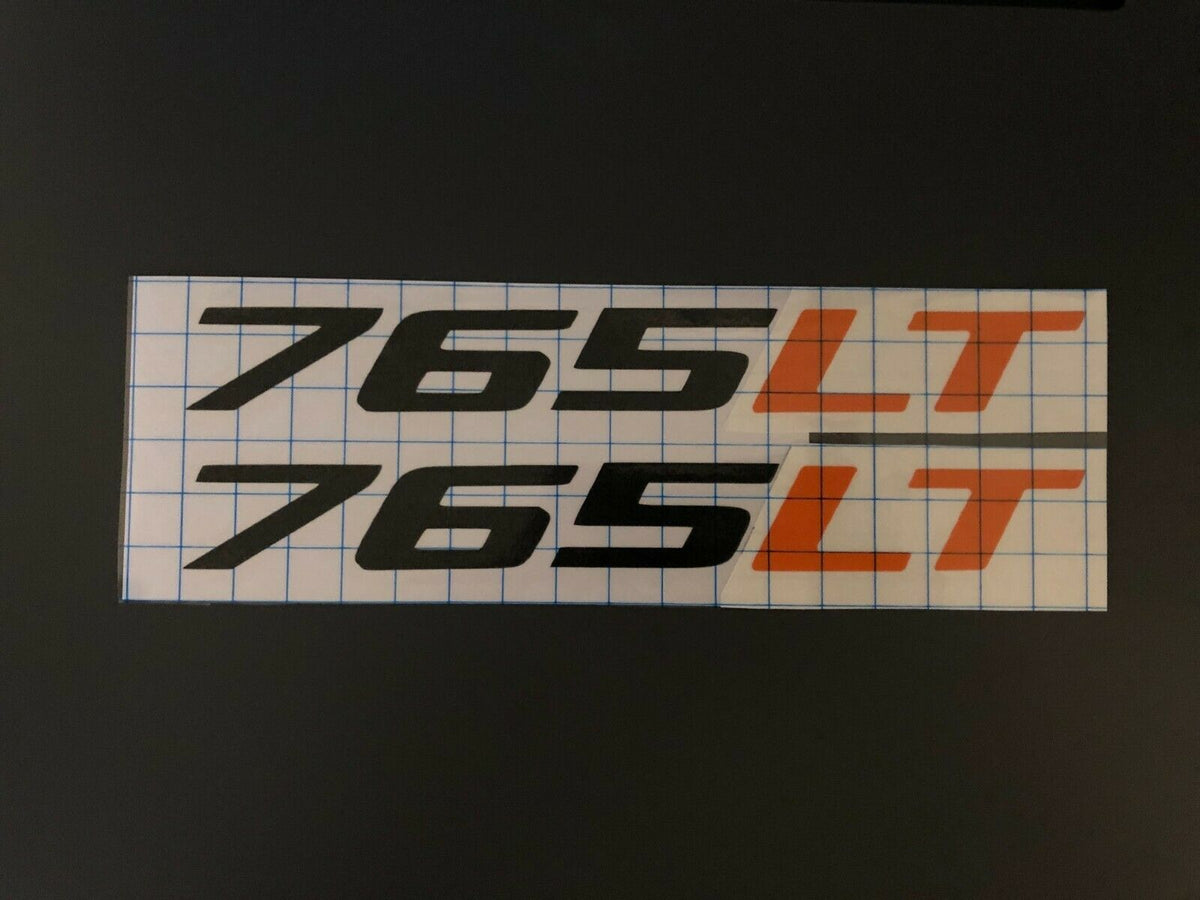 2x McLaren 765LT Logo Vinyl Sticker Decal 4" 5" 6" 8" 10" 12" 16" 20 ...