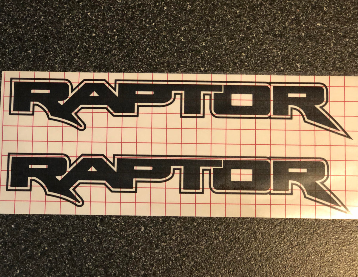 2x Ford Raptor Logo Vinyl Decal Sticker 24" or 12" – Stickers_4u
