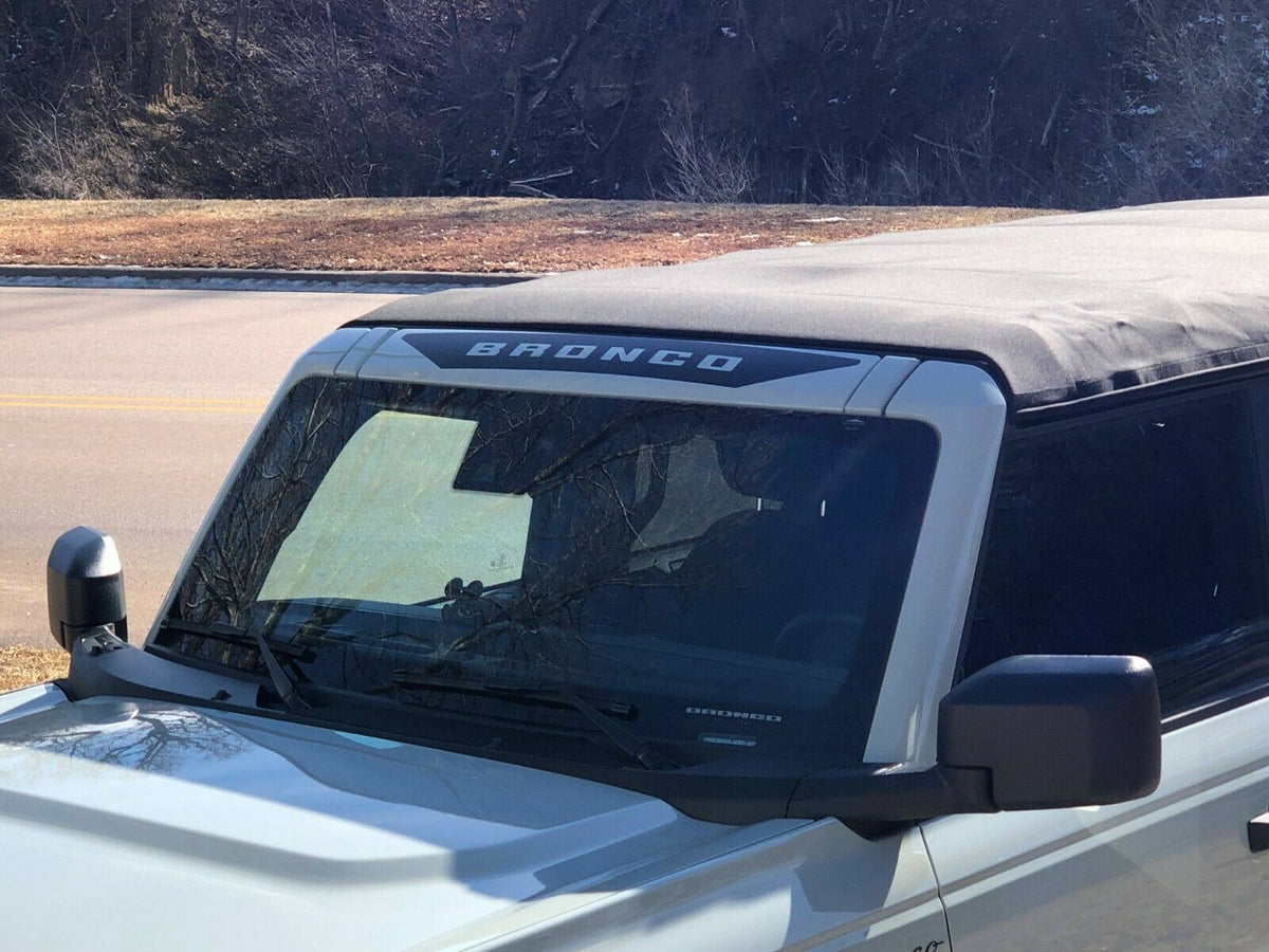 Bronco Above Windshield Vinyl Decal Sticker 36" x 4" Multiple Colors A ...