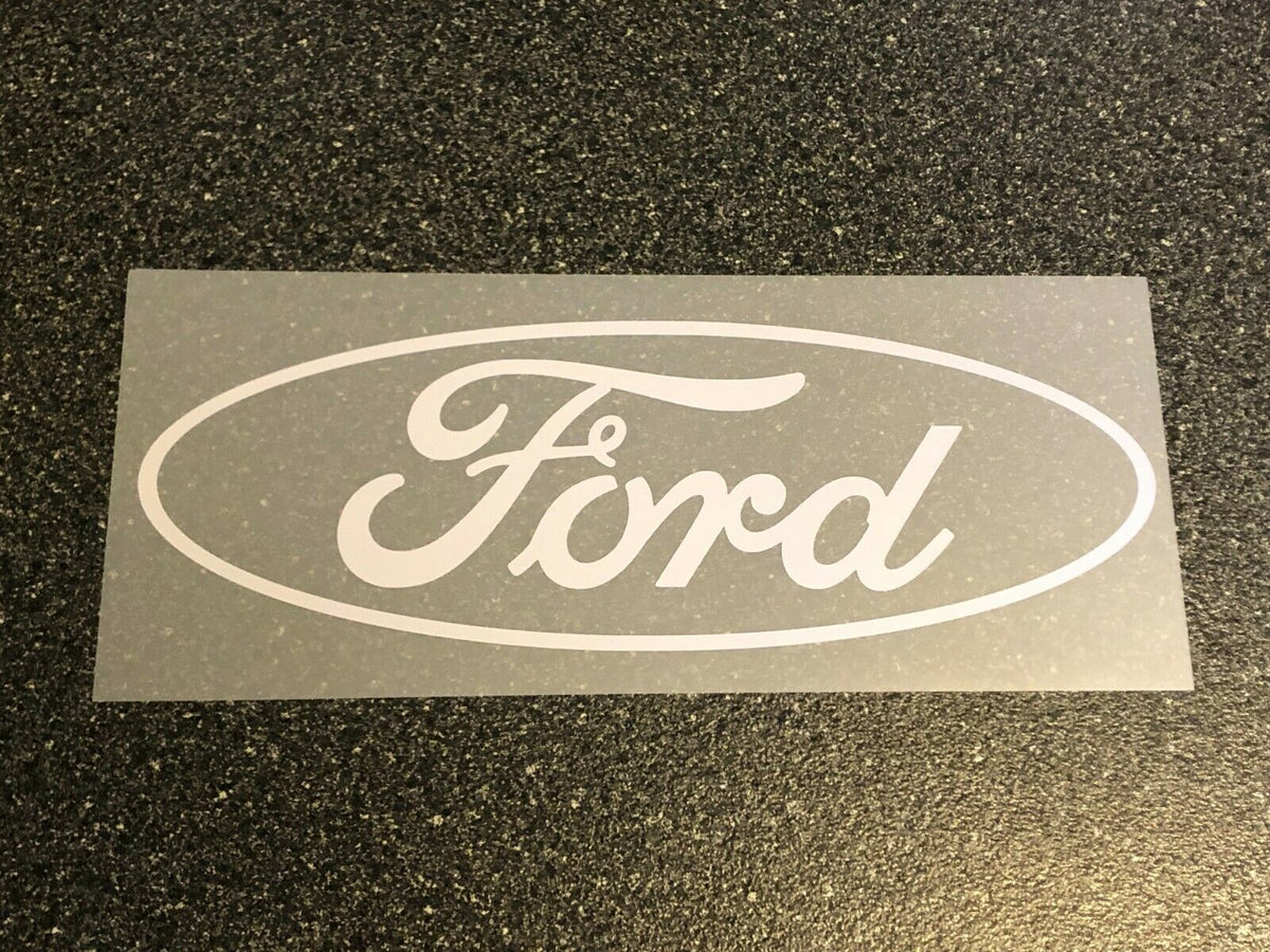 Ford Logo Vinyl Sticker Decal 4" 6" 8" 10" 12" 16" 20" 24" 30" Colors ...