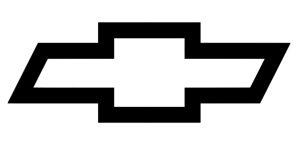 10 Pack Chevy Outline Solid Vinyl Sticker Decal Chevy BowTie Decal ...